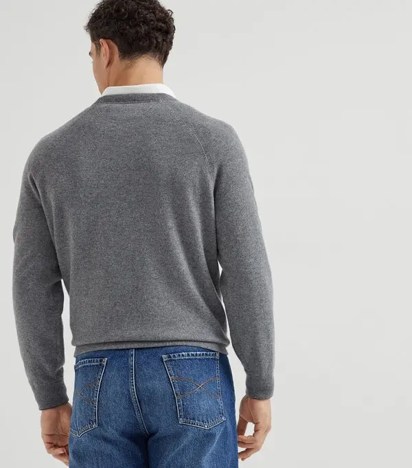 Brunello Cucinelli Cashmere Crew Neck Sweater