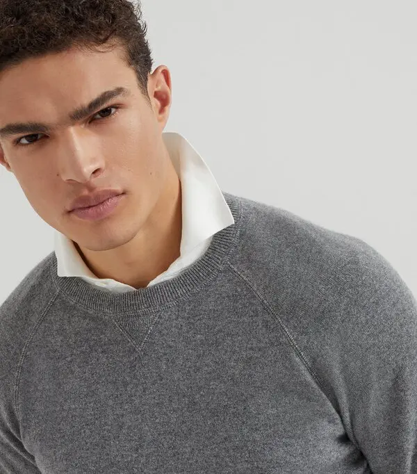 Brunello Cucinelli Cashmere Crew Neck Sweater