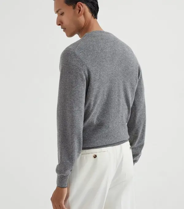 Brunello Cucinelli Cashmere Crewneck Sweater - Grey