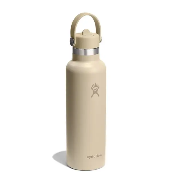 HYDRO FLASK Standard Mouth Bottle With Flex Straw Cap - Neutral