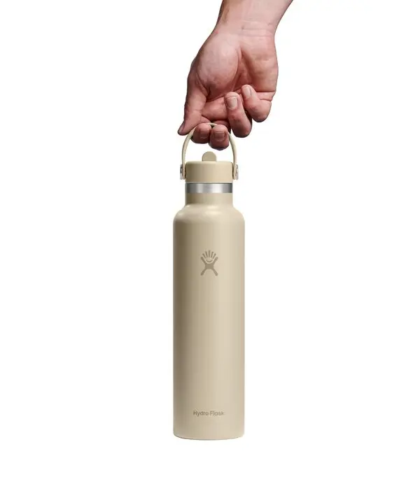 HYDRO FLASK Standard Mouth Bottle With Flex Straw Cap - Neutral