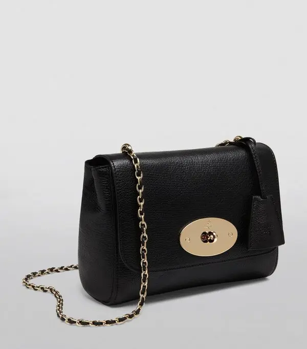 Mulberry Leather Lily Shoulder Bag - Black