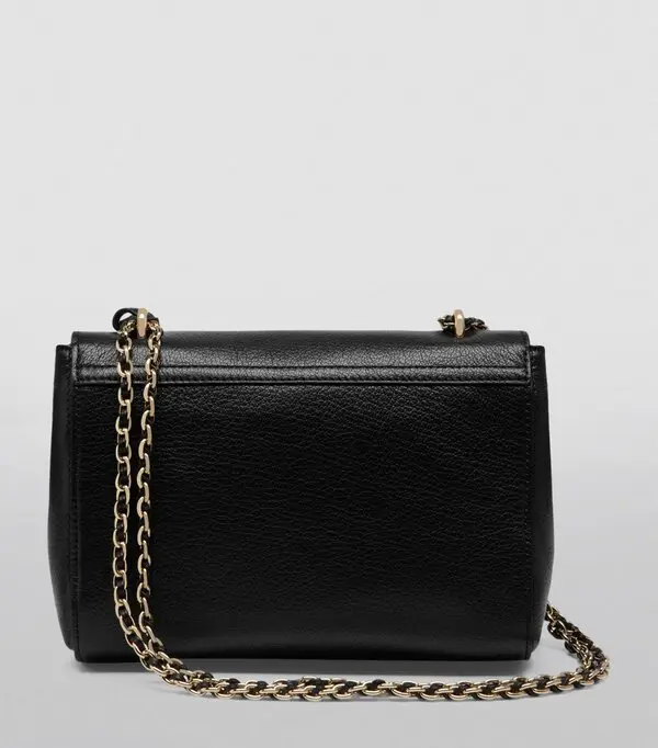 Mulberry Leather Lily Shoulder Bag - Black