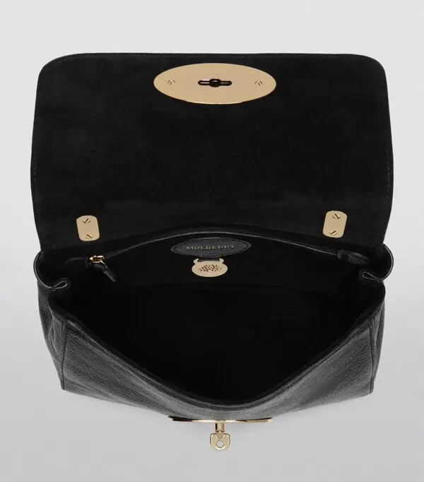 Mulberry Leather Lily Shoulder Bag - Black