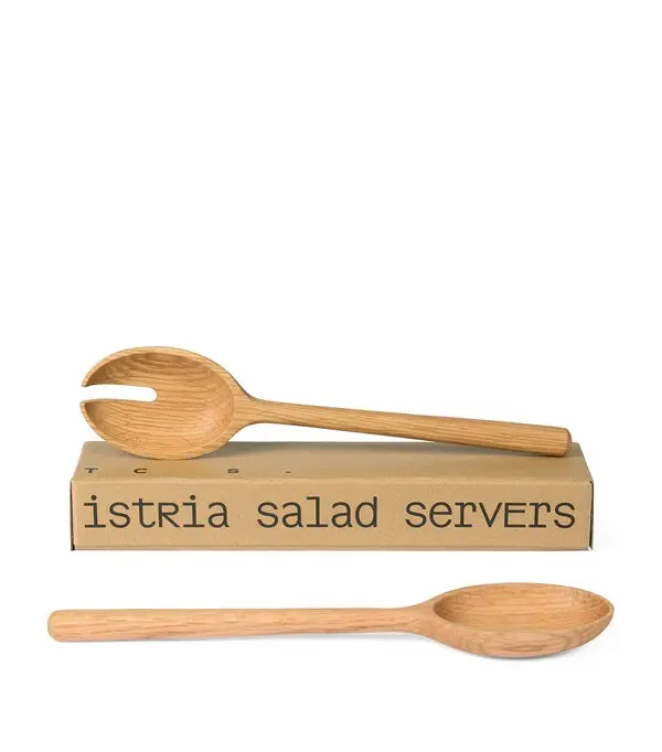THE CONRAN SHOP Set Of 2 Oak Istria Salad Servers