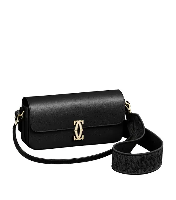 Cartier C De East-west Shoulder Bag - Black