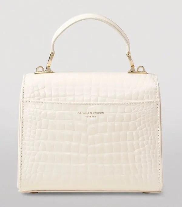 ASPINAL OF LONDON Midi Mayfair Top-handle Bag - Neutral