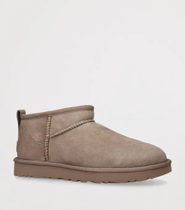 UGG Suede Ultra Mini Boots - Brown