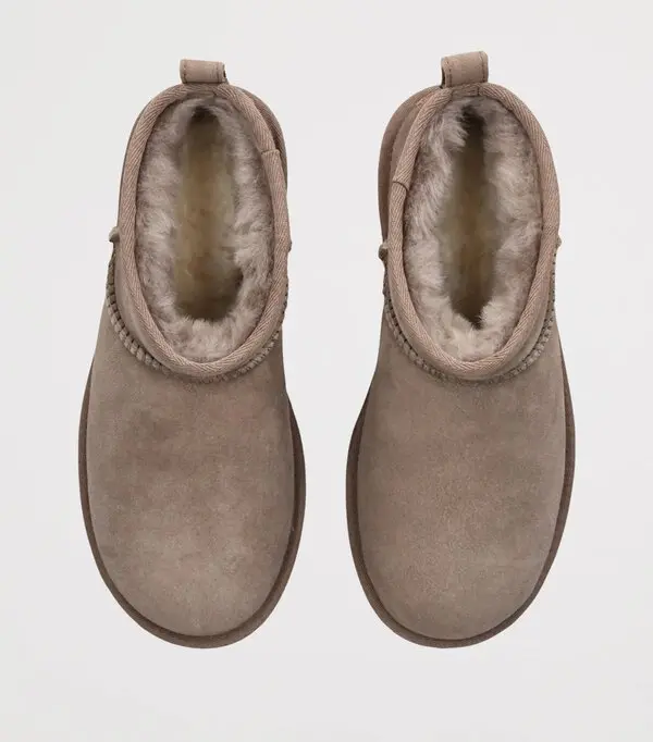UGG Suede Ultra Mini Boots - Brown