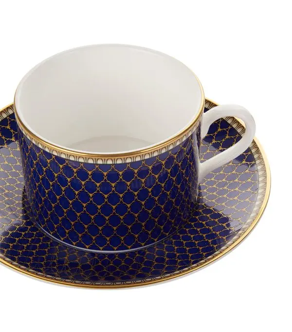 Halcyon Days Antler Trellis Teacup And Saucer