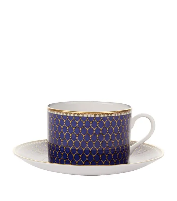 Halcyon Days Antler Trellis Teacup And Saucer