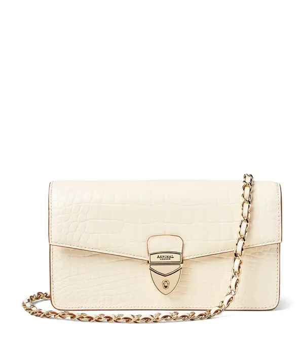 ASPINAL OF LONDON Mayfair Clutch Bag - Neutral