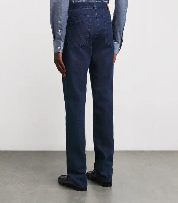Canali Slim Fit Stretch Jeans