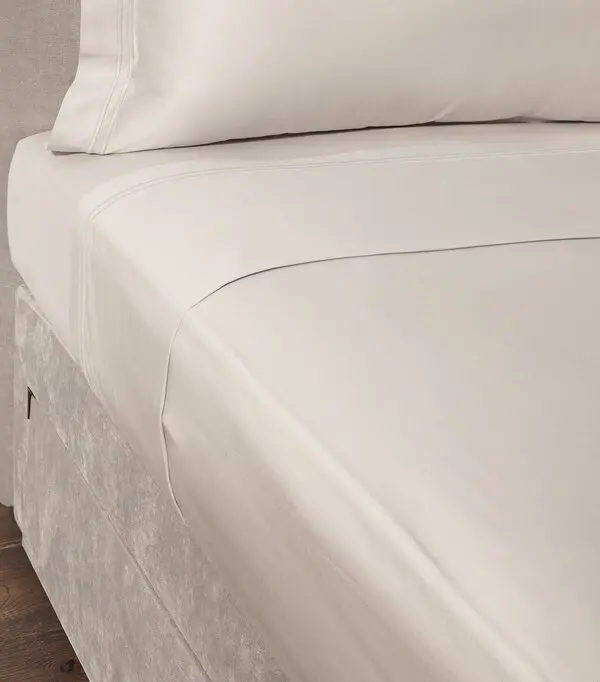 Harrods Brompton Ii King Fitted Sheet - Grey
