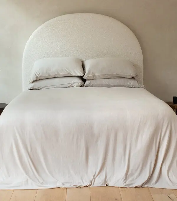 SHELEP Merino Jersey King Duvet Cover - Neutral