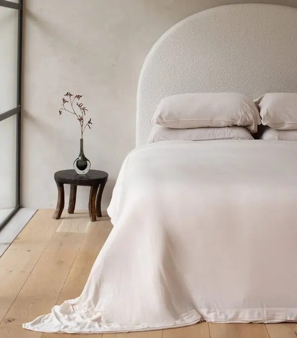 SHELEP Merino Jersey Super King Fitted Sheet - Ivory