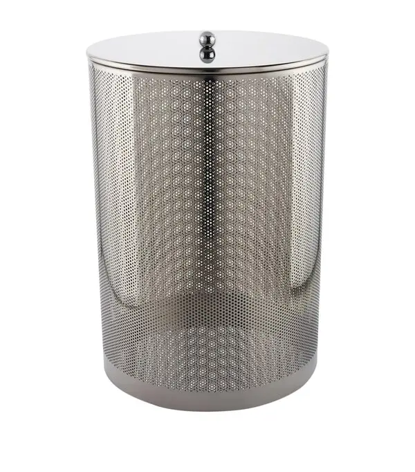 ZODIAC Round Laundry Basket - Silver
