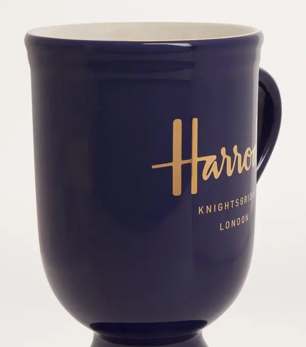 Harrods Pedestal Mug - Navy