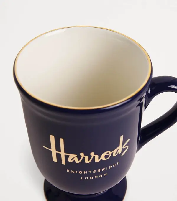 Harrods Pedestal Mug - Navy