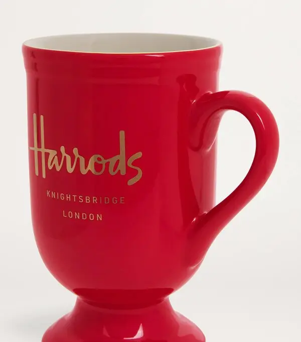 Harrods Pedestal Mug - Red