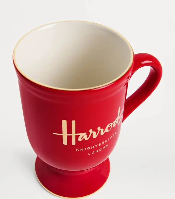 Harrods Pedestal Mug - Red