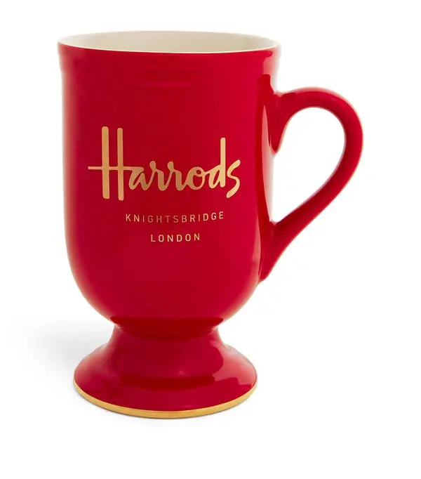 Harrods Pedestal Mug - Red