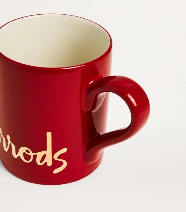 Harrods Logo Mug - Red