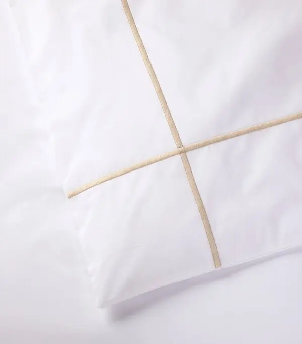 YVES DELORME Athena King Duvet Cover - Beige
