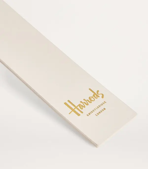 Harrods Leather Embossed-logo Bookmark