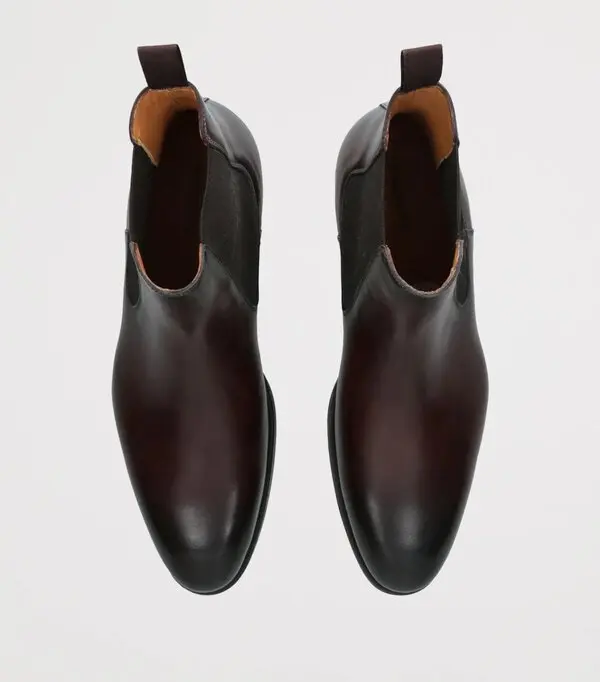 Magnanni Suede Chelsea Boots - Brown