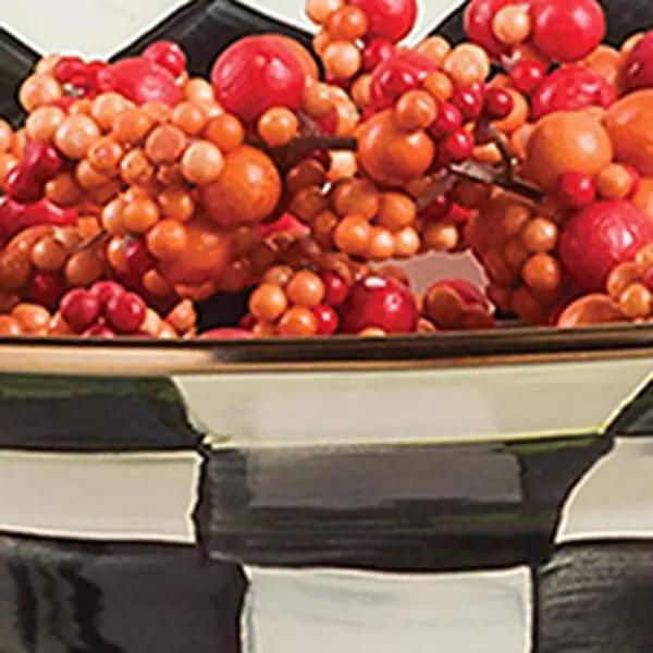 MACKENZIE-CHILDS Courtly Check Large Compote