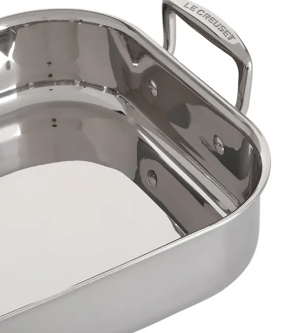 LE CREUSET 3-ply Stainless Steel Rectangular Roaster