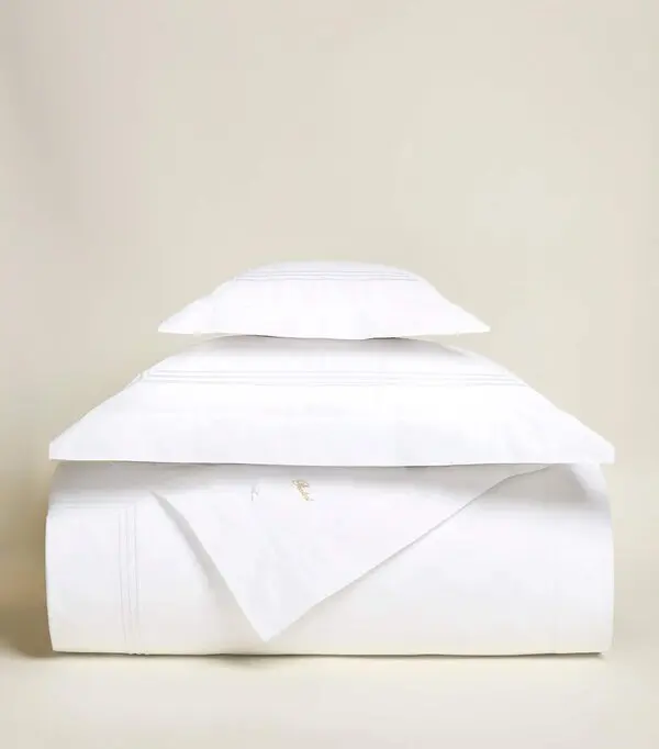 PRATESI Tre Righe Boudoir Pillowcase - White