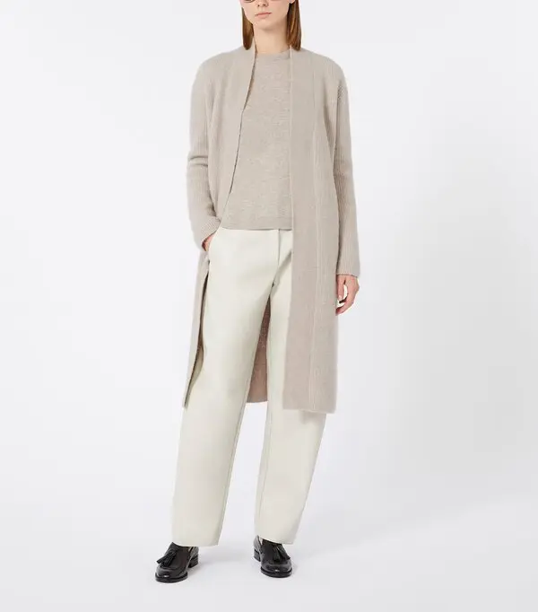 Max Mara Virgin Wool-cashmere Round Neck Sweater