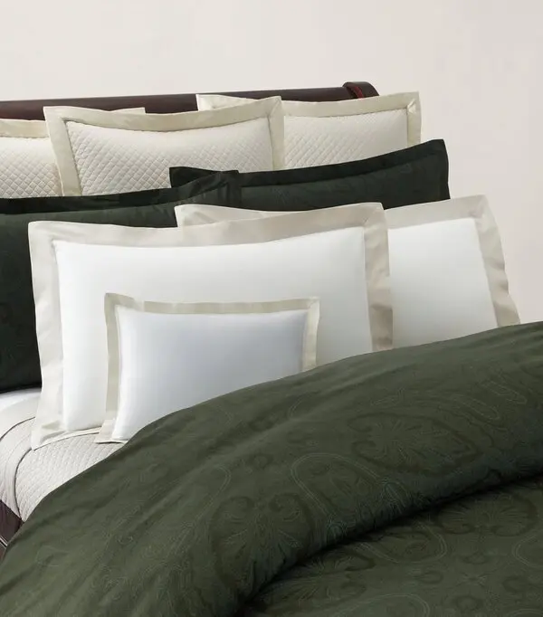 Ralph Lauren Doncaster Super King Flat Sheet - Green