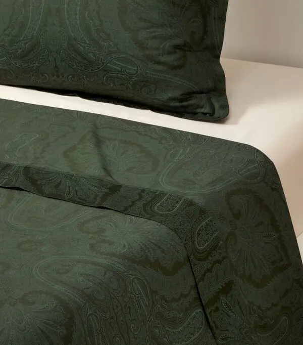 Ralph Lauren Doncaster Super King Flat Sheet - Green
