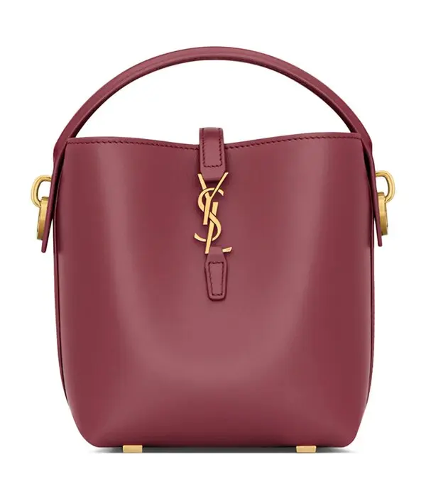 Saint Laurent Mini Le 37 Bucket Bag - Red