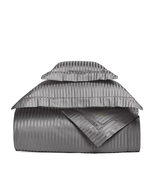 PRATESI Raso Rigato Pillowcase - Grey