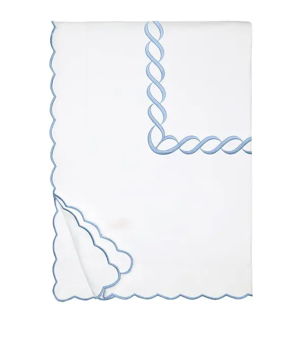 PRATESI Treccia King Duvet Cover - Blue