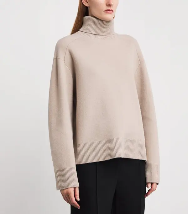 YVES SALOMON Merino Wool Rollneck Sweater