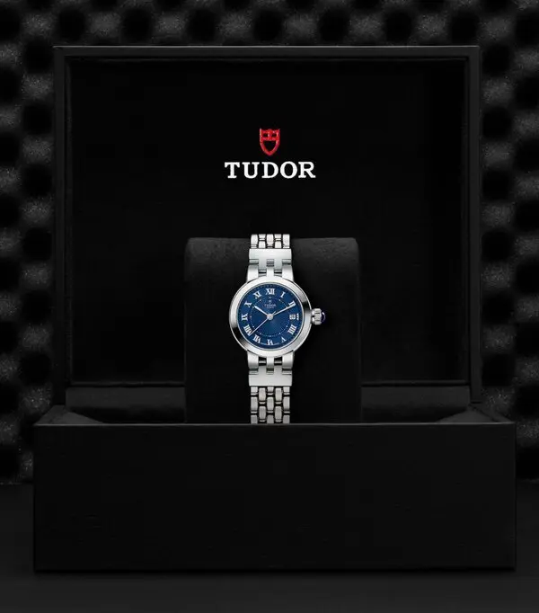 TUDOR Stainless Steel Clair De Rose Watch With Dial