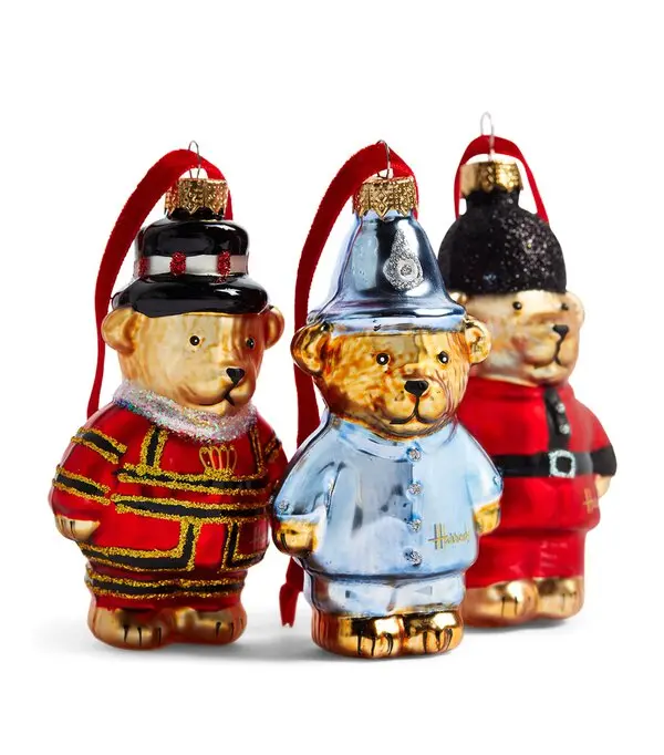 Harrods London Bear Tree Decorations