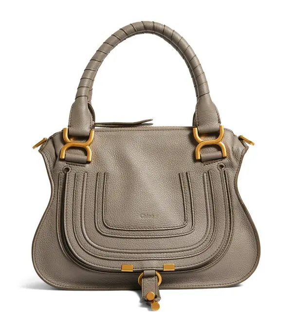 Chloé Marcie Small Top Handle Bag - Grey