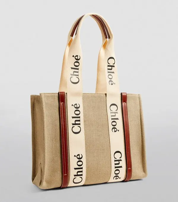 Chloé Medium Woody Tote Bag - Brown