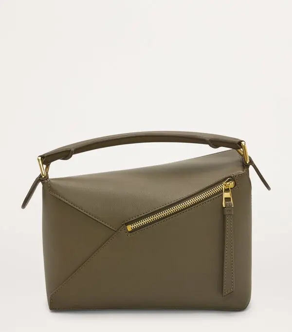 Loewe Small Leather Puzzle Edge Top-handle Bag
