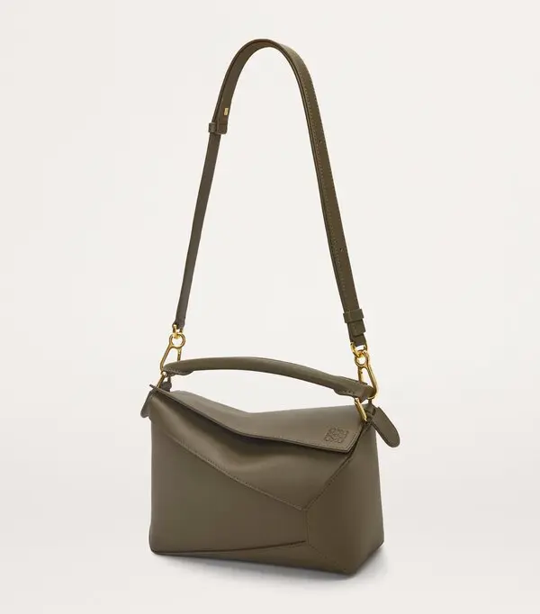 Loewe Small Leather Puzzle Edge Top-handle Bag