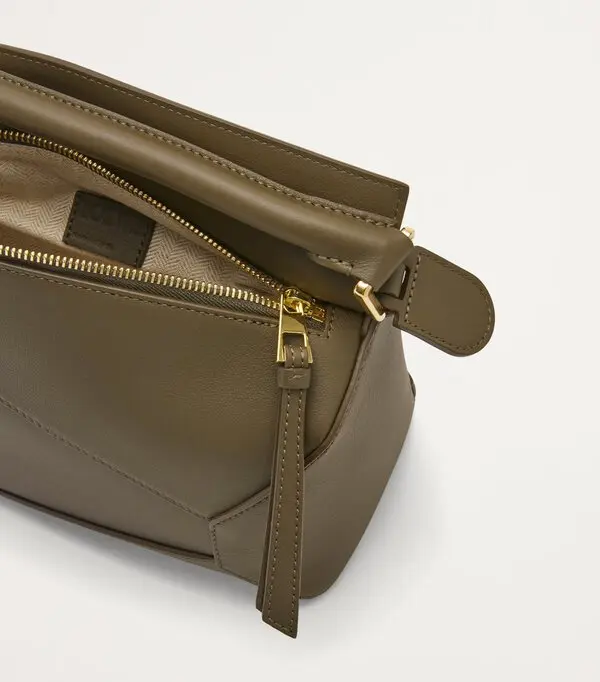 Loewe Small Leather Puzzle Edge Top-handle Bag