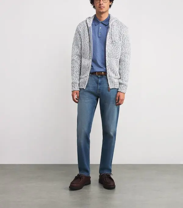 Eleventy Straight Leg Jeans - Blue