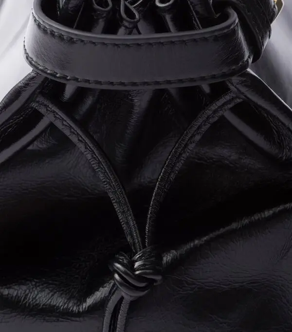 Prada Large Leather Bonnie Top-handle Bag - Black