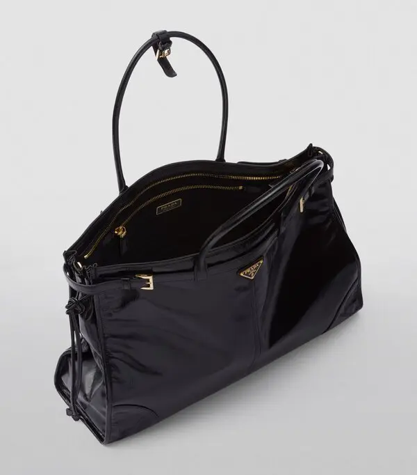 Prada Large Leather Bonnie Top-handle Bag